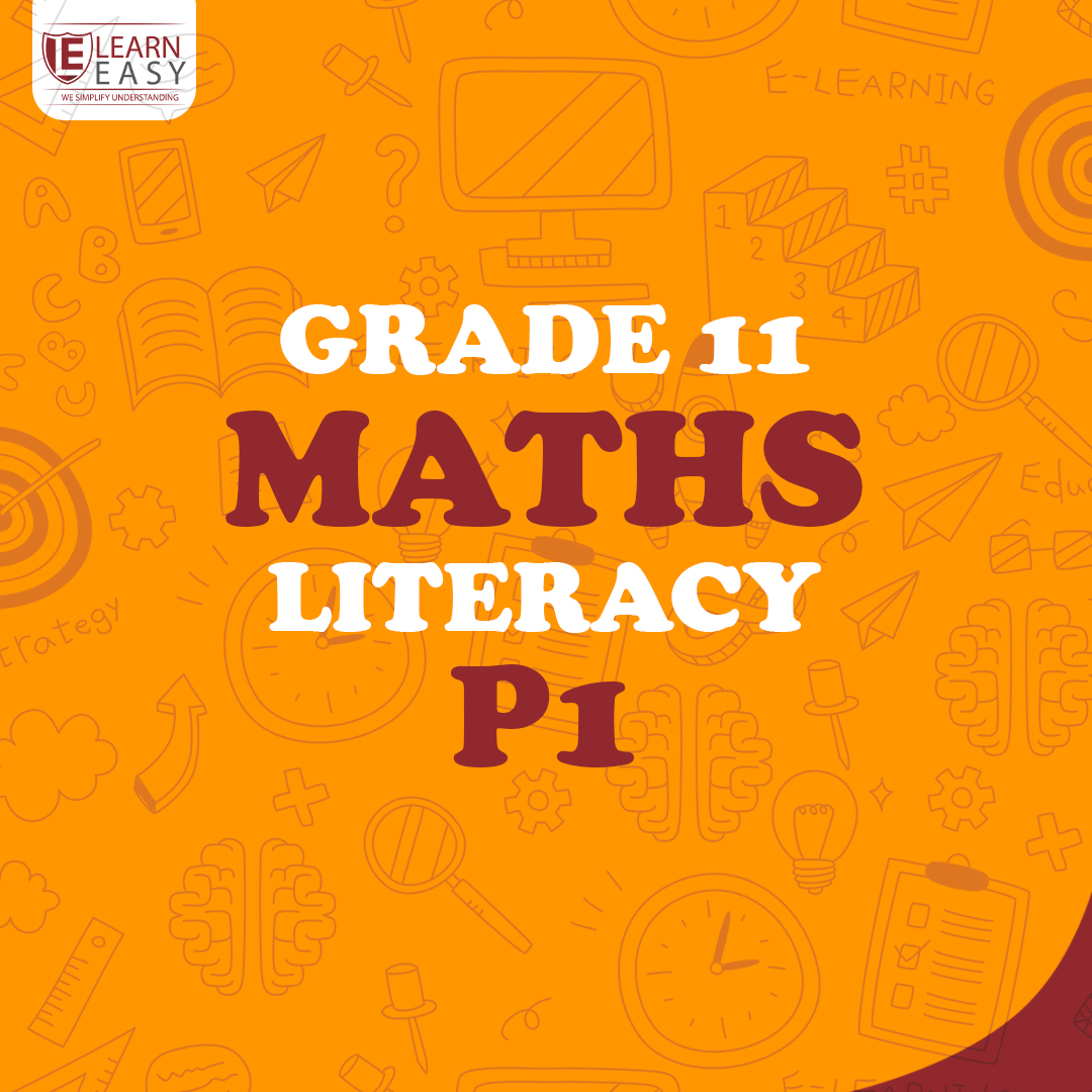 Mathematical Literacy Grade 11 Paper 1 Learn Easy